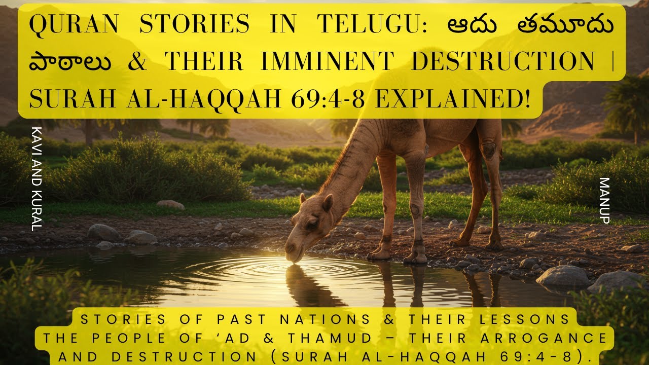 Ad & Thamud Paatala – ವಿಶಿಷ್ಟ ಕورت жыцця | Quran Stories in Telugu ...