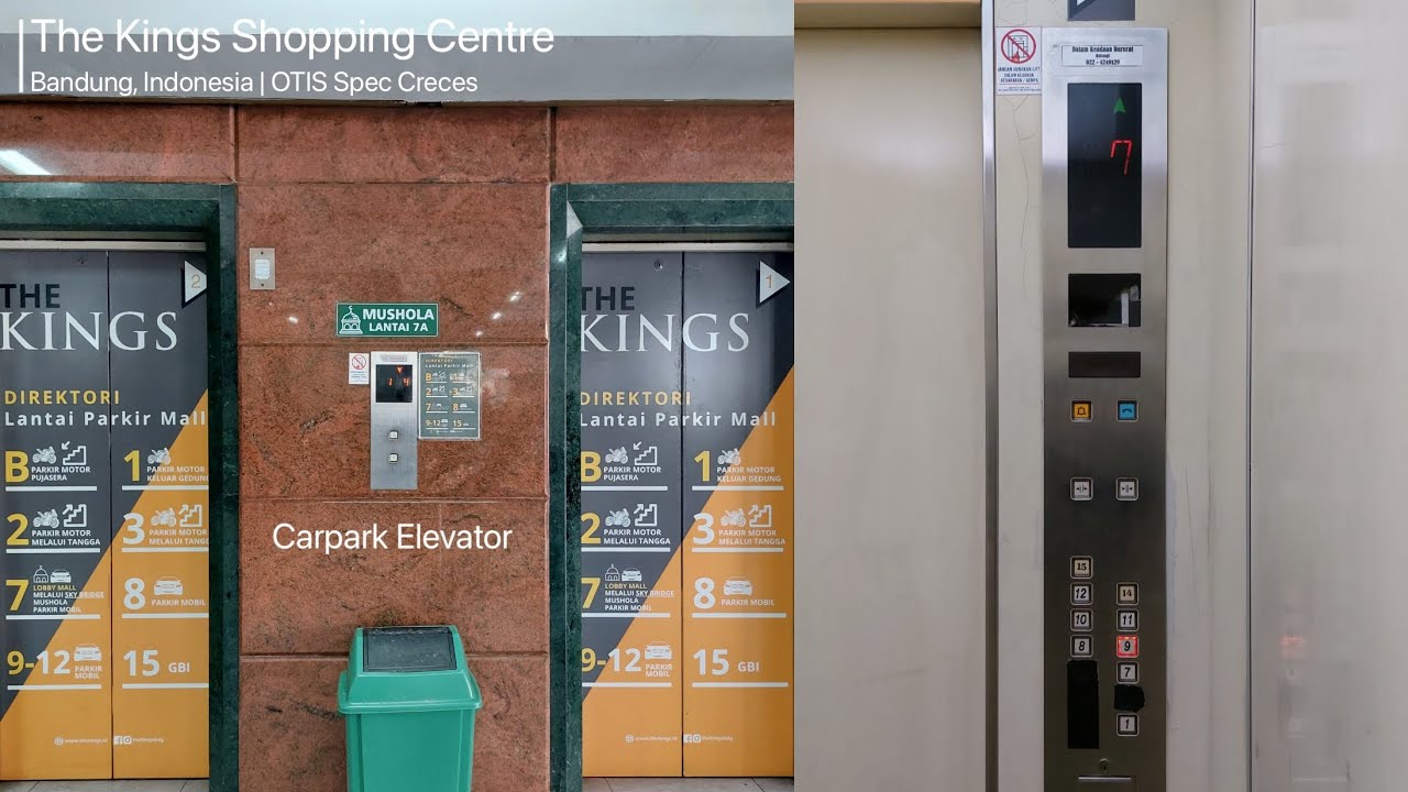 OTIS Spec Creces Traction Elevator at The Kings Shopping Centre - Building B, Bandung - YouTube