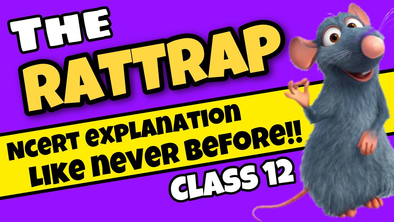THE RATTRAP CLASS 12 in HINDI | Ncert line by line | detailed ...