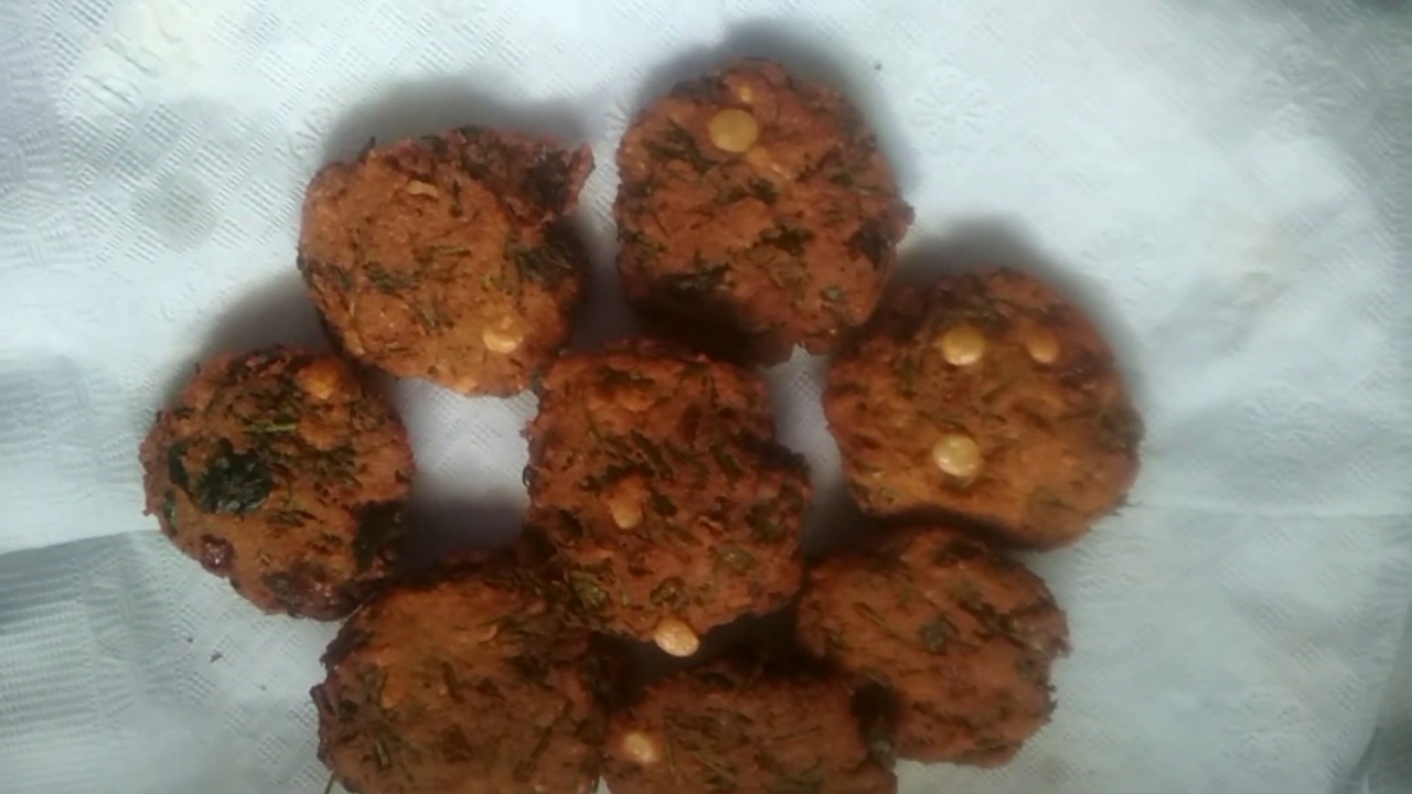 ಮಸಾಲ ವಡಾ/Masala vada/Channa dal vada recipe in Kannada - YouTube