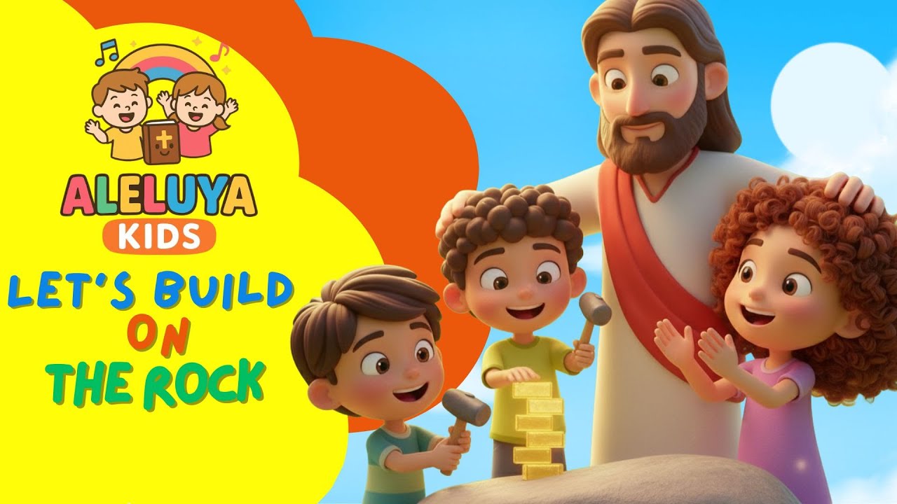 Let's build on the rock | Bible Songs and Bible Stories for Kids - YouTube