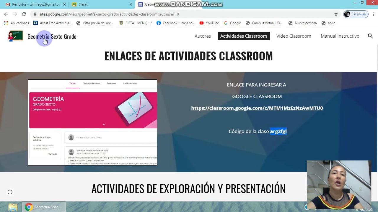 Video tutorial Classroom, Geometría Grado Sexto - YouTube