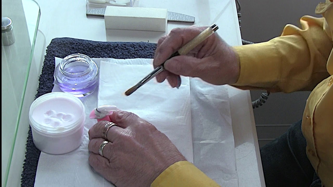 Acrylic application nice and easy 2020 - YouTube