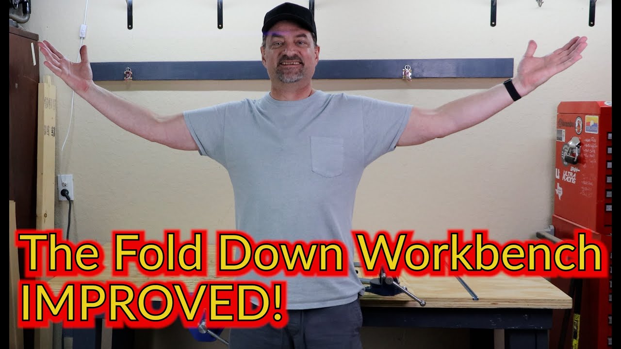 Workshop Series: Updating a Fold Down Rolling Workbench - YouTube