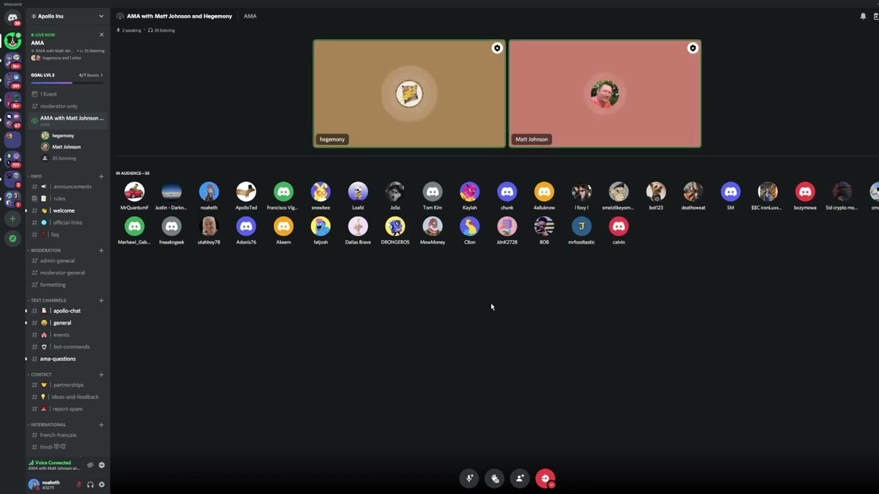 Apollo Discord AMA 032322 - YouTube