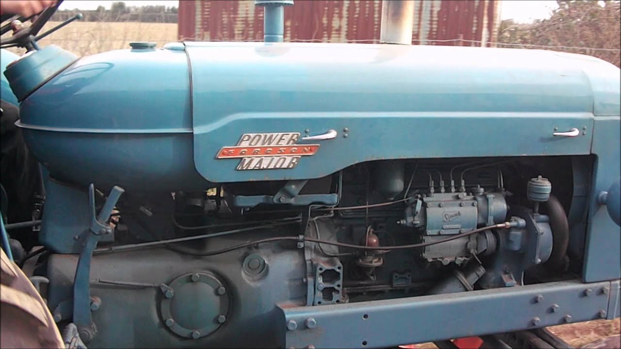 1959 Fordson power major - YouTube