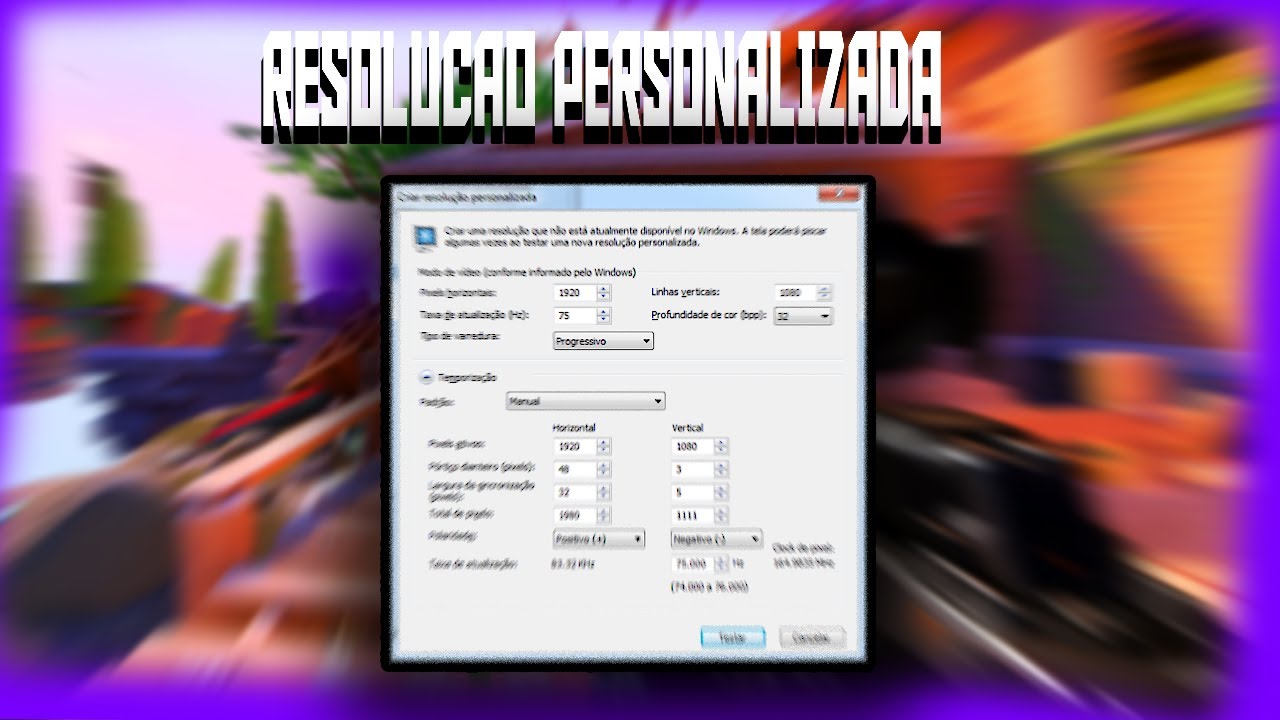 COMO CRIAR UMA RESOLUÇÃO PERSONALIZADA NVIDIA 2025 - YouTube