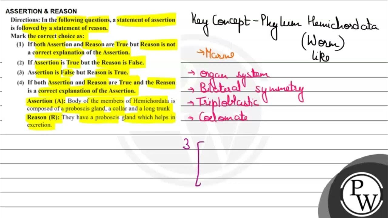 ASSERTION \& REASON Directions: In the following questions, a statement of assertion is followed ...