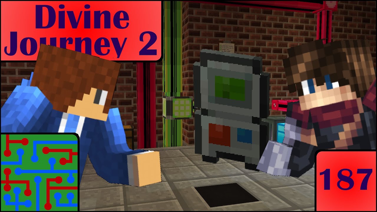 Copy Paste Gadget! | Minecraft: Divine Journey 2 | Episode 187 - YouTube