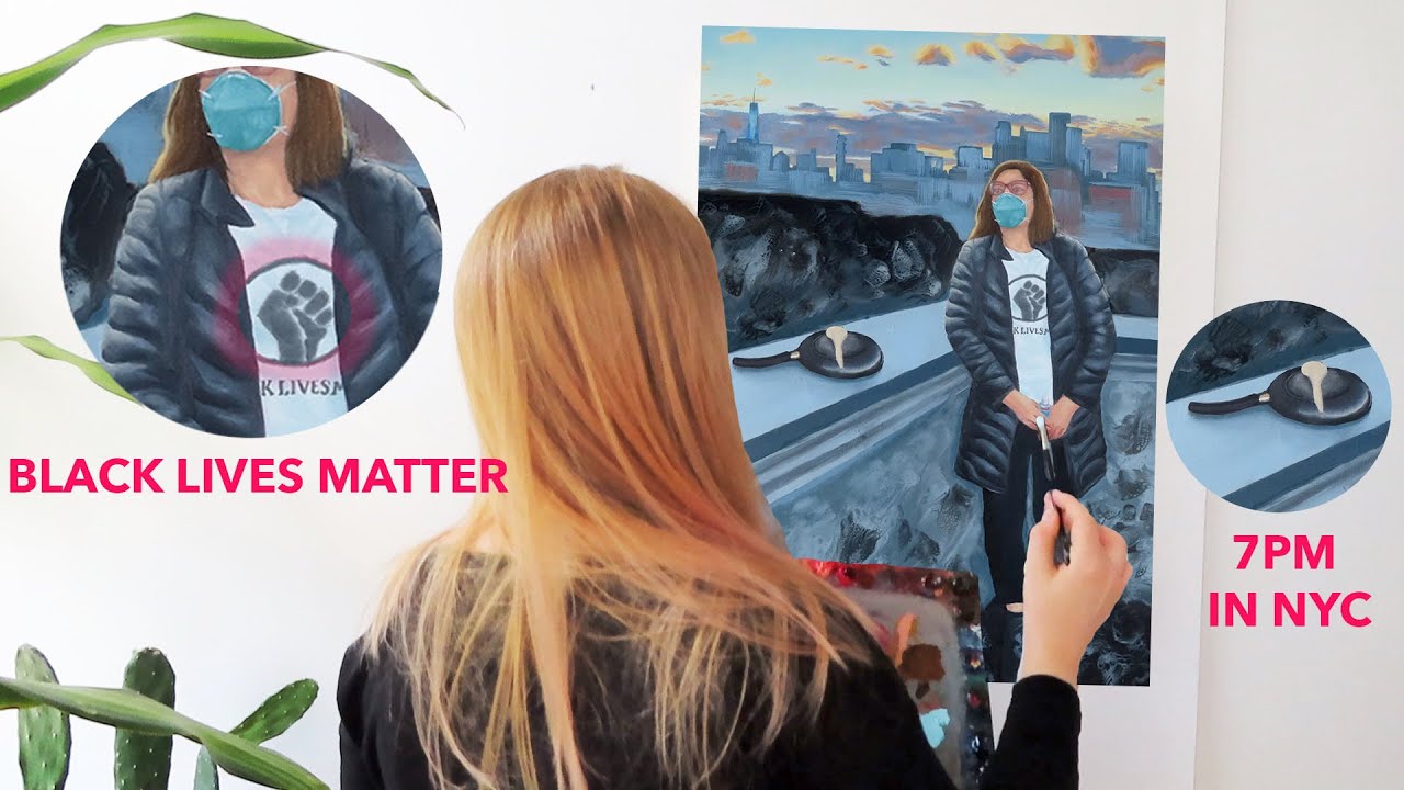 A 2020 Painting ft. Social Movements | Anna Bida Art - YouTube