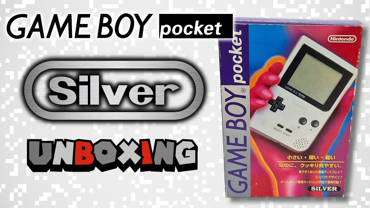 Nintendo Gameboy Pocket | Silver | MGB-001 | Unboxing | Review - YouTube