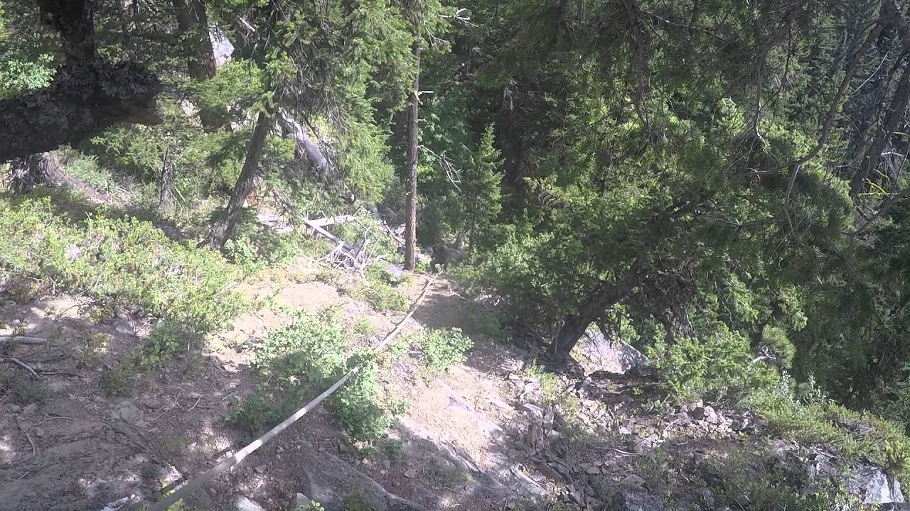 LOOKING OVER THE EDGE AT NUGGET VALLEY BASE CAMP HUNTING FOR BIG GOLD ...