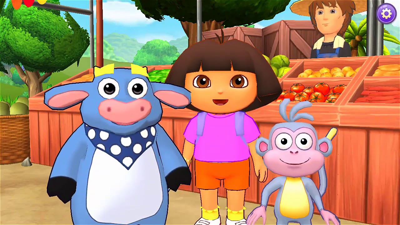 Dora the Explorer Educational Game For Kids Exciting Festival Eat Yummy ...