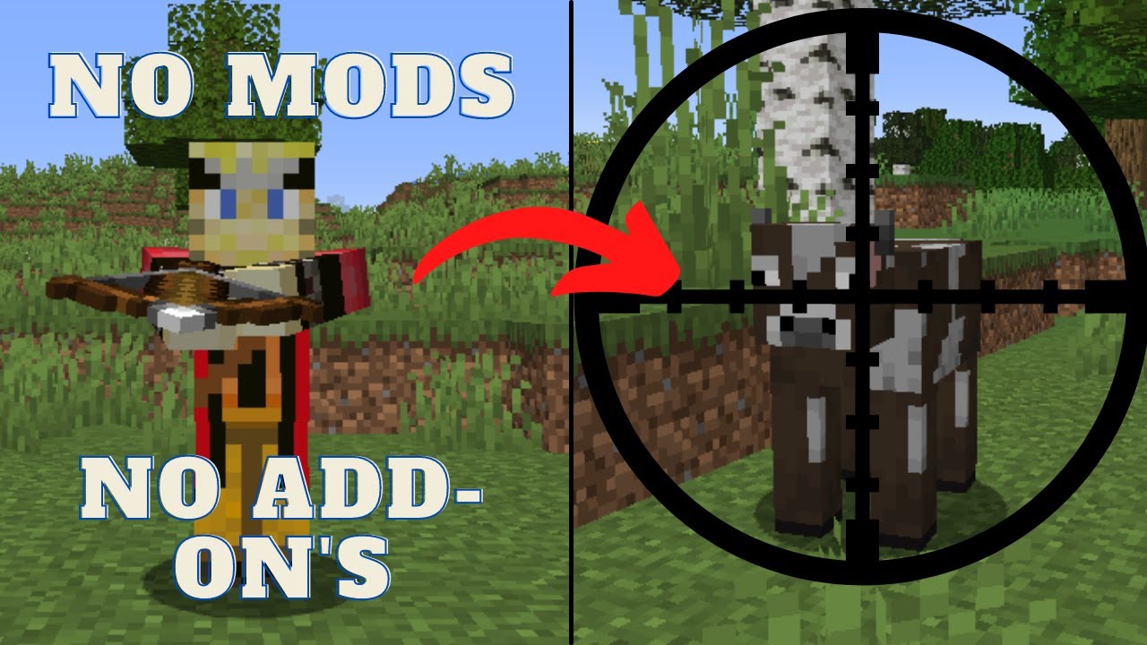 How To Make A Working Sniper In Minecraft - YouTube