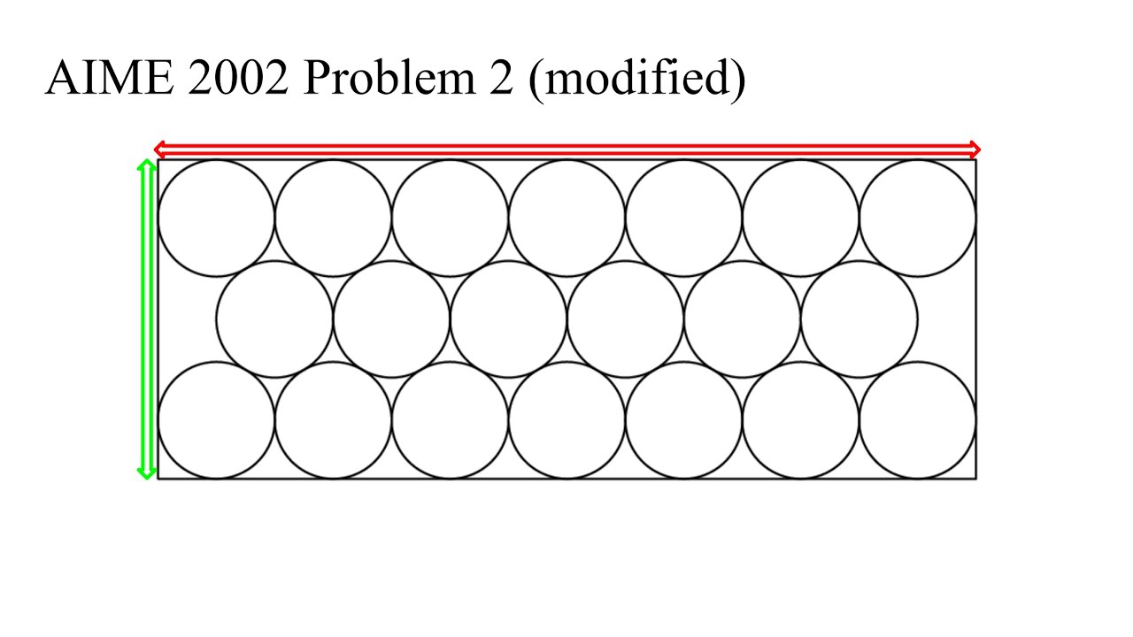 Find the Ratio of the Sides of the Rectangle | AIME 2002 Problem 2 - YouTube