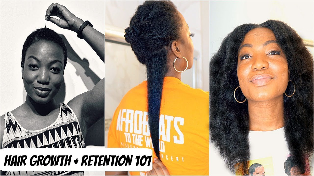 My Top 4 Hair Growth + Length Retention Tips That Anyone Can Do! - YouTube