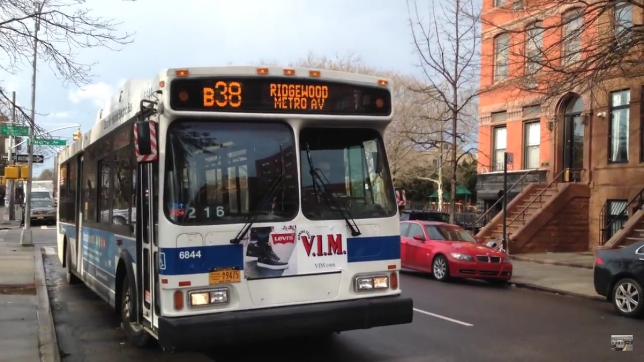 MTA New York City Bus 2007 Orion VII Hybrid 6844 on the B38 @ Lafayette ...