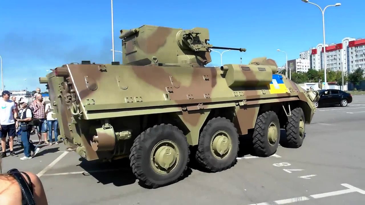 Ukrainian BTR-4E in Action 001 - YouTube