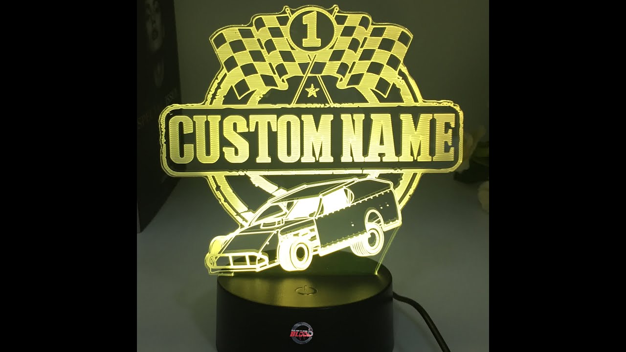 Custom Dirt Modified Led Lamp - YouTube