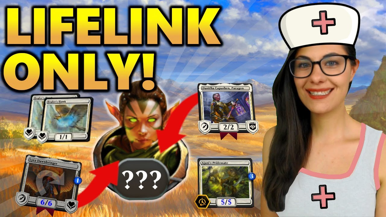 [MTG Arena] LIFELINK ONLY DECK | Mono White Lifelink Decks Guide - YouTube