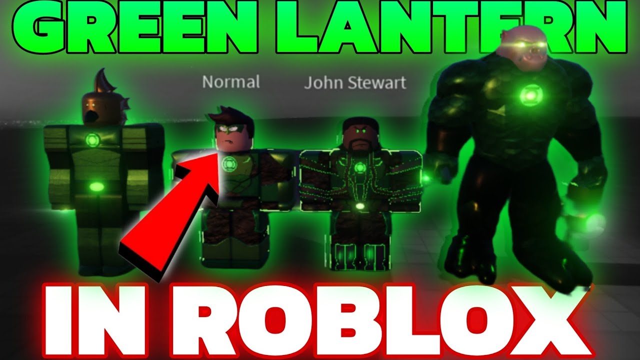 how to turn into a green lantern || Roblox || rescuecartoon - YouTube