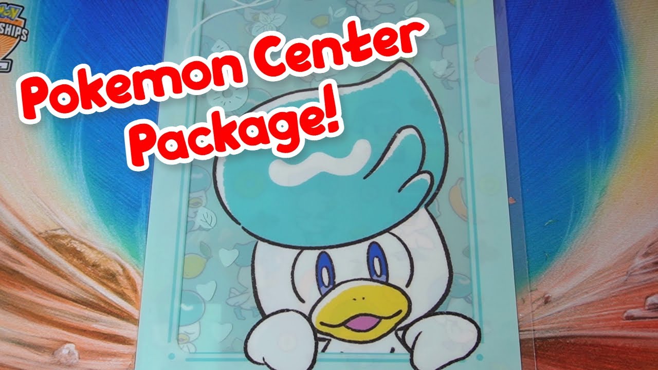 I Got a Package From The Pokemon Center Japan! - YouTube