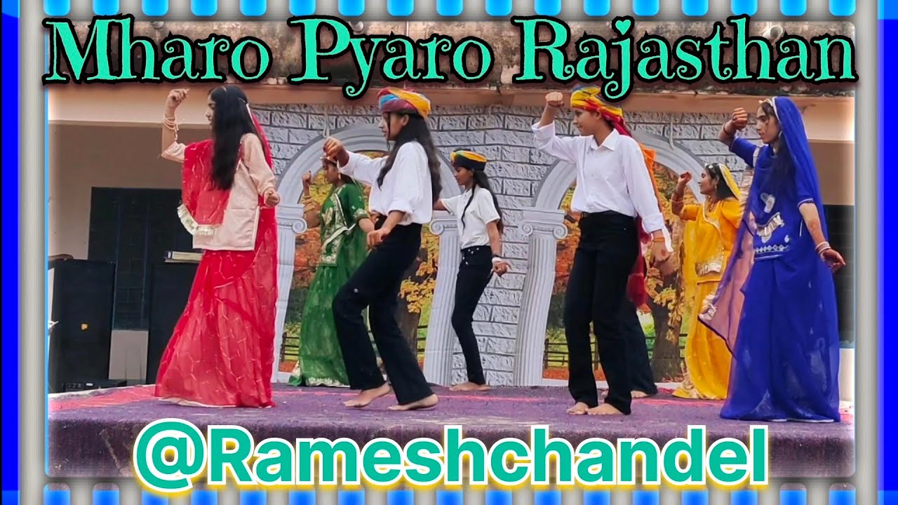 New Viral Dance Sensation #Mharo Pyaro Rajasthan @Rameshchandel # ...