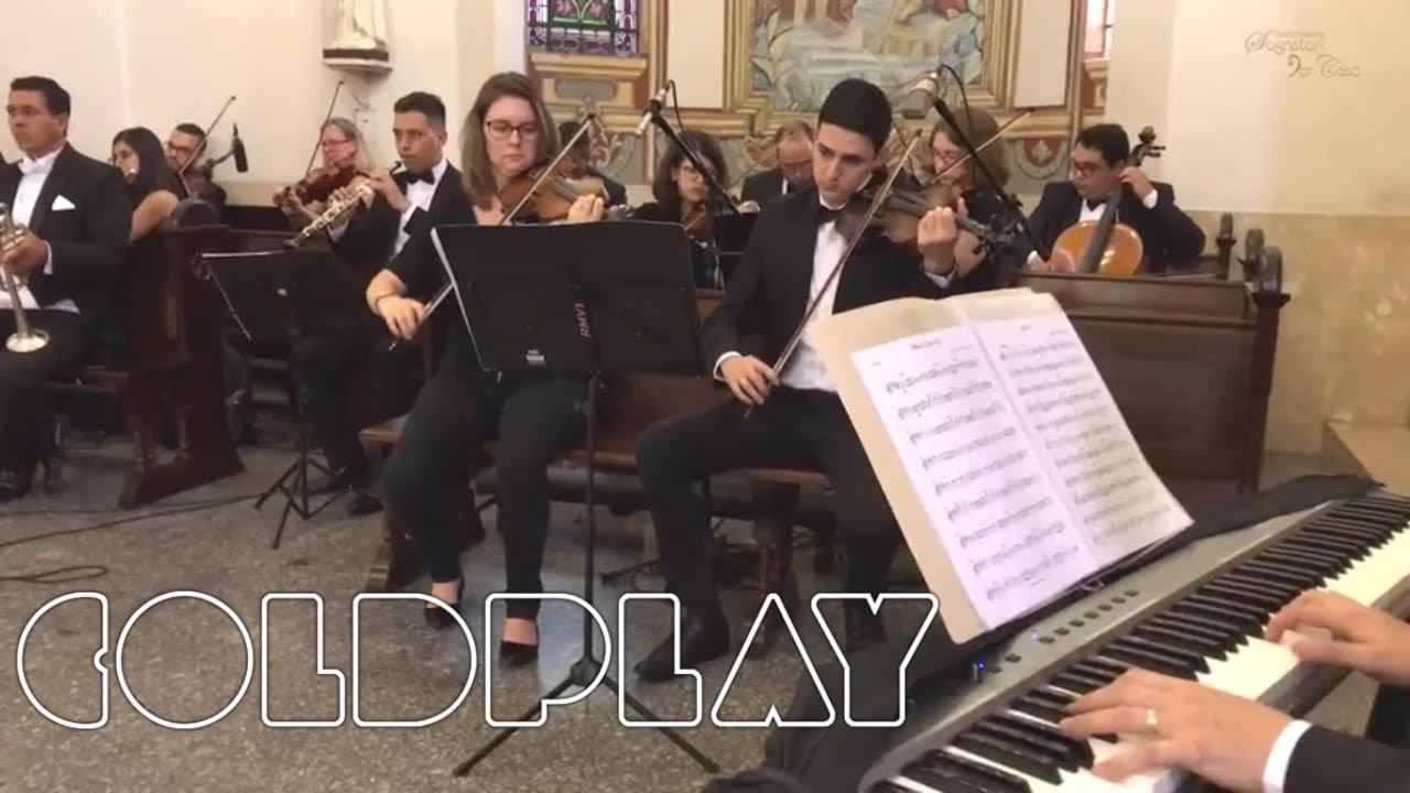 Coldplay Yellow Instrumental Cover | Playing Live In Church - YouTube