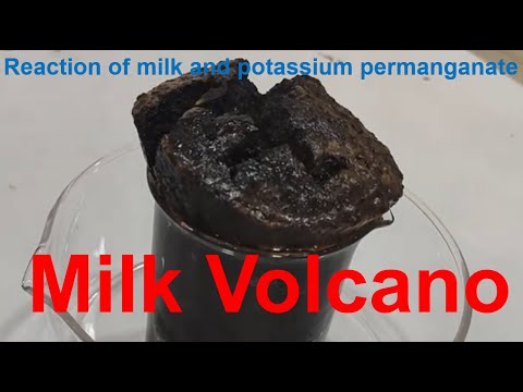 Volcano milk show - YouTube