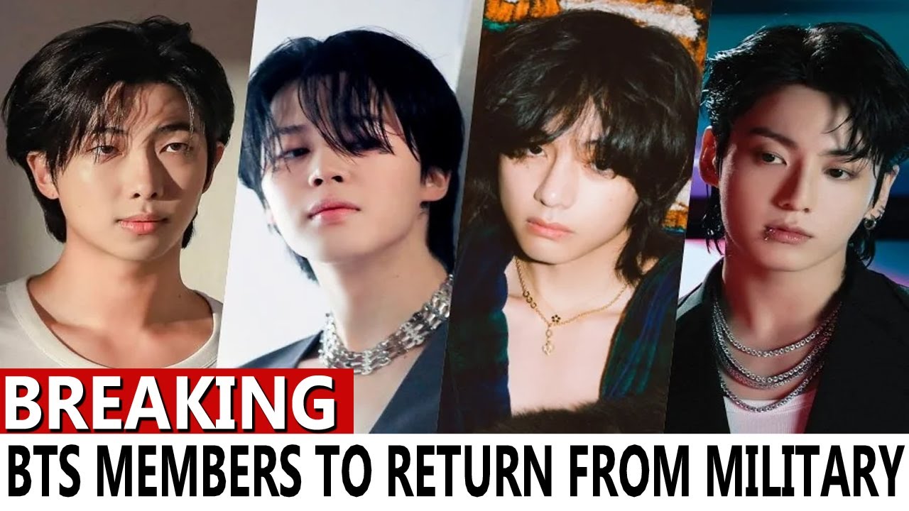 BTS members set to return from military service in 100 days, fans start ...
