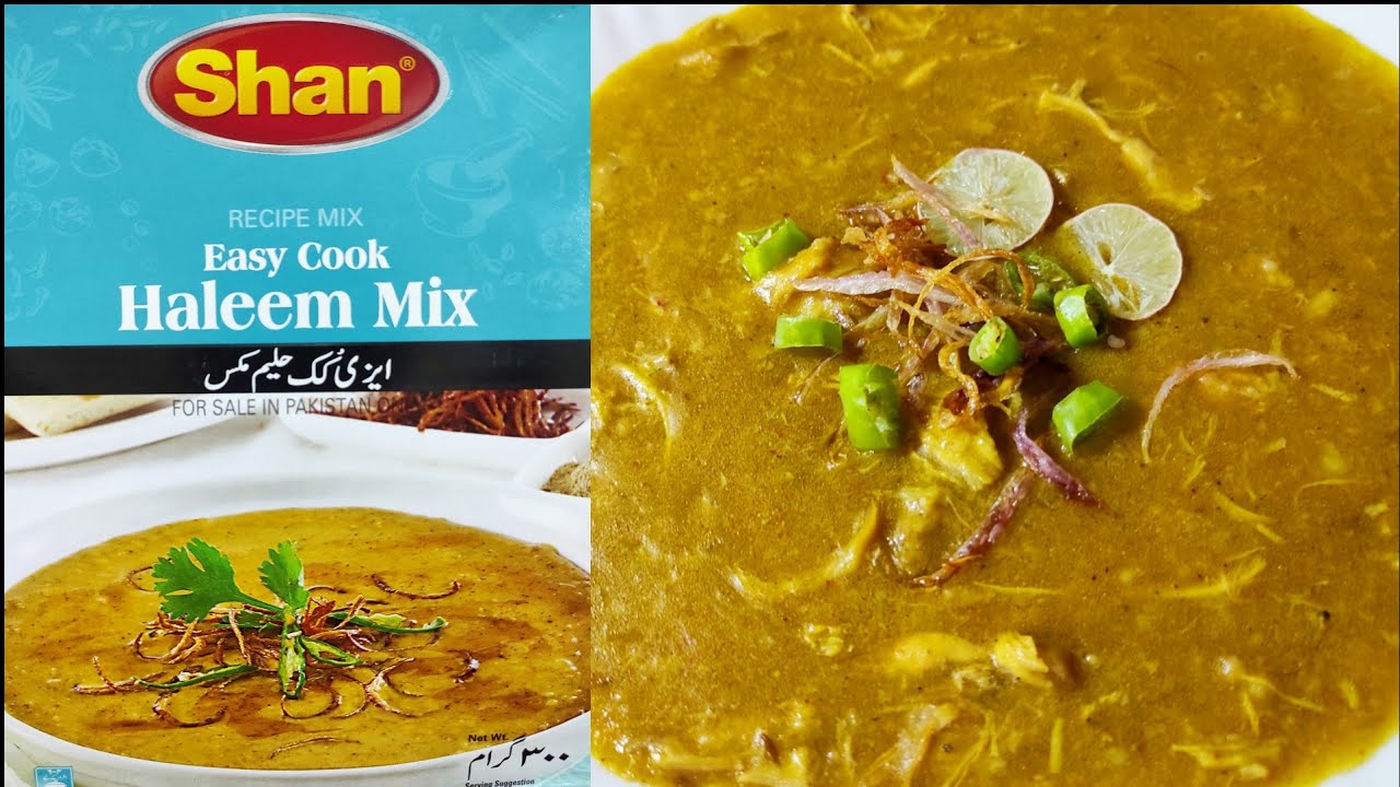 Shan Easy Cook Haleem Recipe-Shan Haleem Recipe-Shan Haleem Mix-Chicken ...