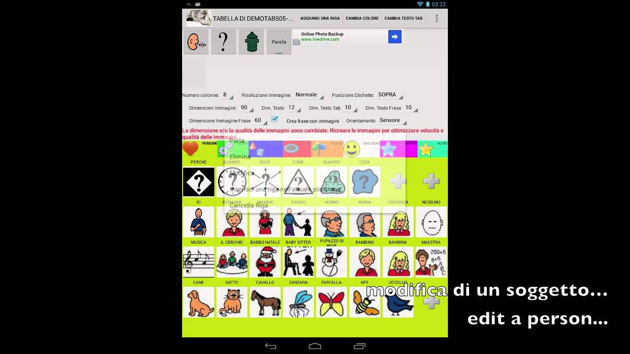 AAC Talking Tab. - YouTube