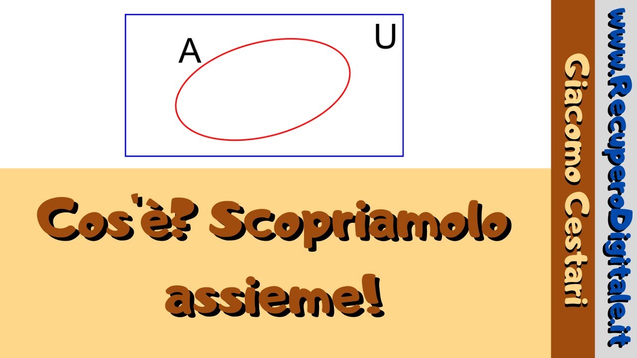 03 L'insieme universo - YouTube