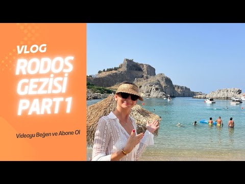 Rodos Adası Gezi Rehberi/Rhodes island /1.Gun /#vlog #rodos #tatilvlog #yunanadaları