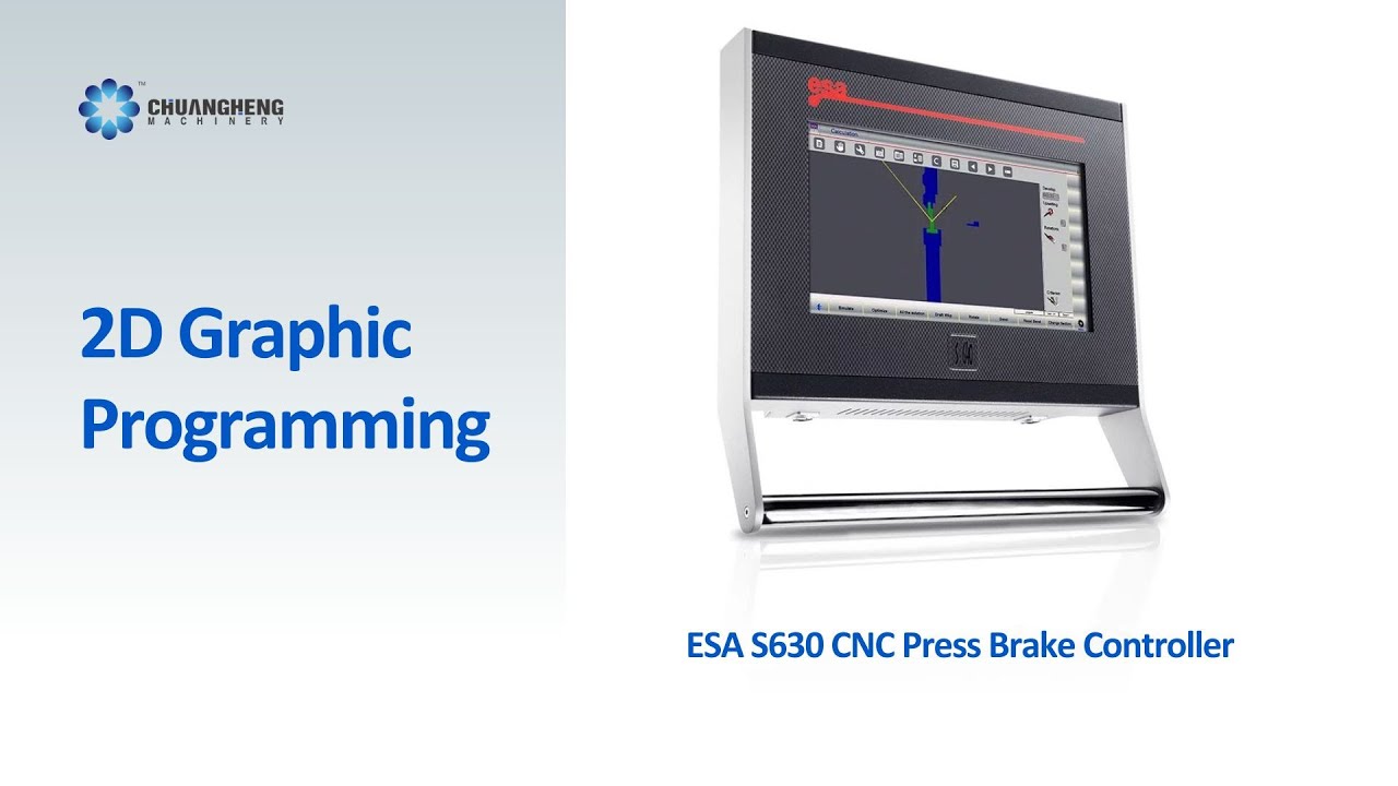 Operation Manual of ESA S630 2D Programming and 2D Simulation for CNC Press brake - YouTube