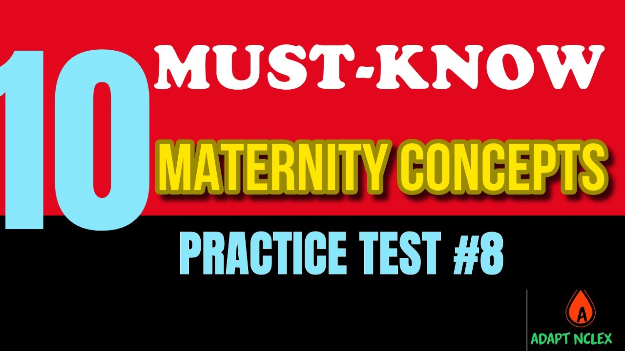 Maternity NCLEX Questions Practice Test: 10 MUST-KNOW Questions ...