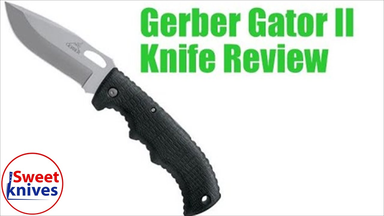 [11] Classic Gerber Gator II E-ZKnife Review - Made in the USA - YouTube