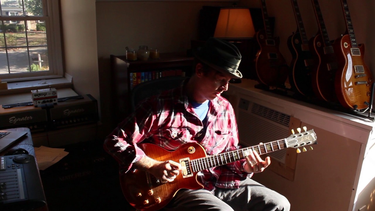 Corey Robbins Slideguitartracks.com Slide Guitar Les Paul - YouTube