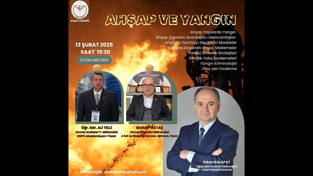 AHŞAP VE YANGIN AHŞAP DERNEĞİ ALİ TELLİ MURAT AKTAŞ - YouTube