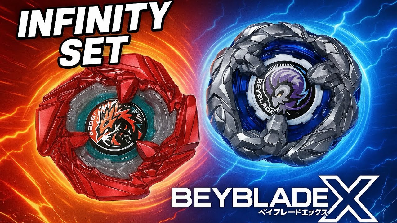 Beyblade X Infinity Set Cobalt Drake 9-60R - Spacetoon | مراجعة بي بليد ...