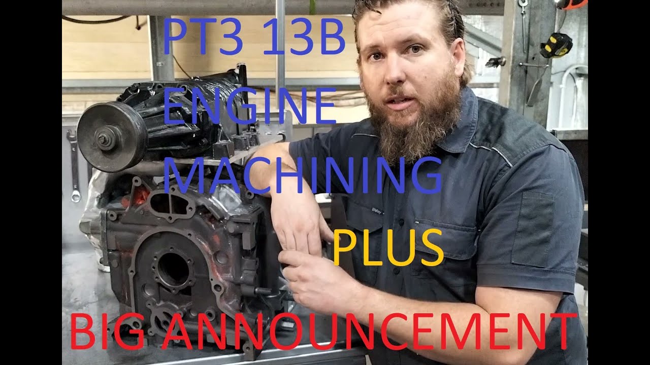 BIG ANNOUNCEMENT!! PLUS SUPERCHARGED 13B MACHINING PT3 - YouTube