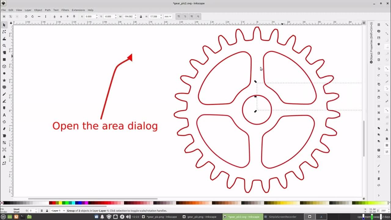 Inkscape svg: Gcodetools vs FreeCad part 1 - YouTube