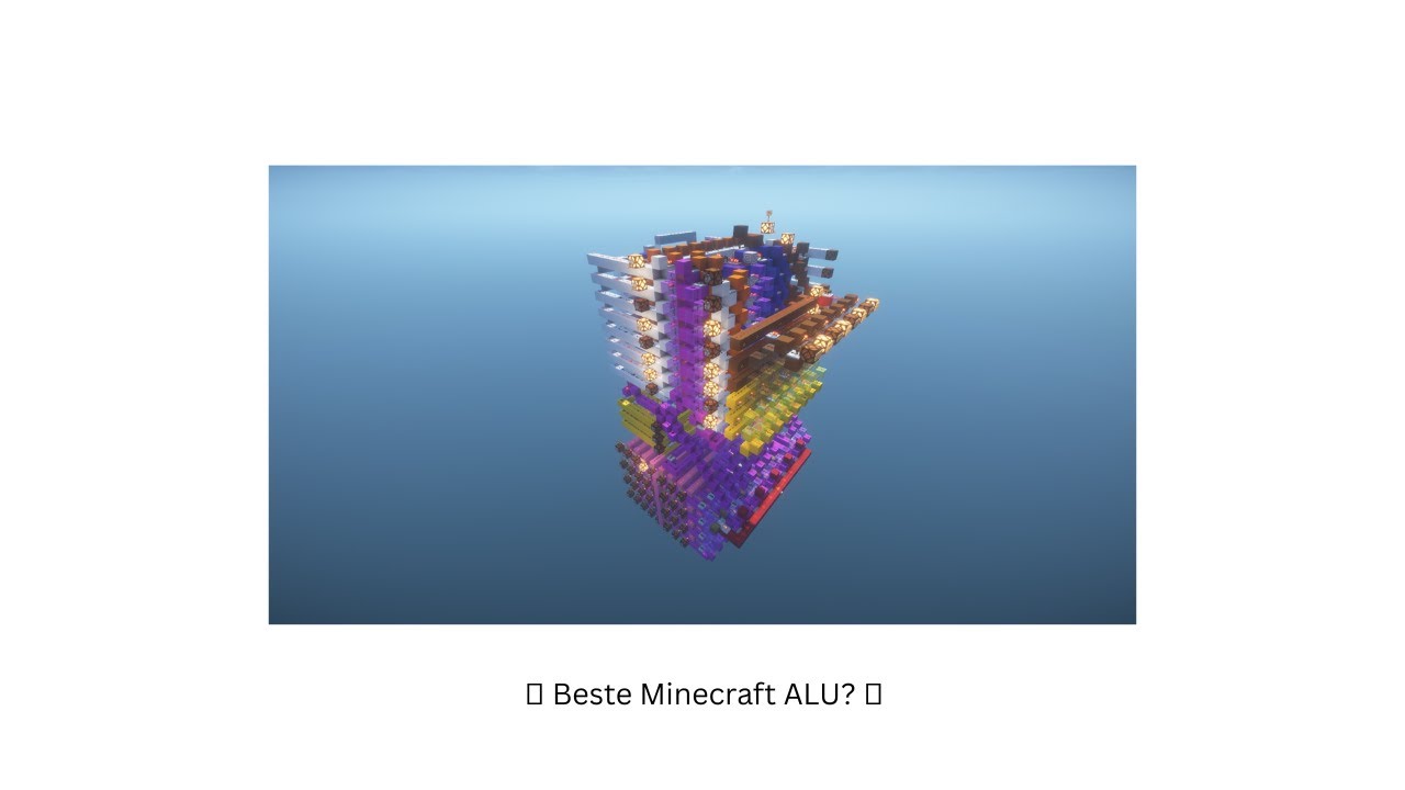 🧮 Mächtige Minecraft ALU 🧮 - YouTube