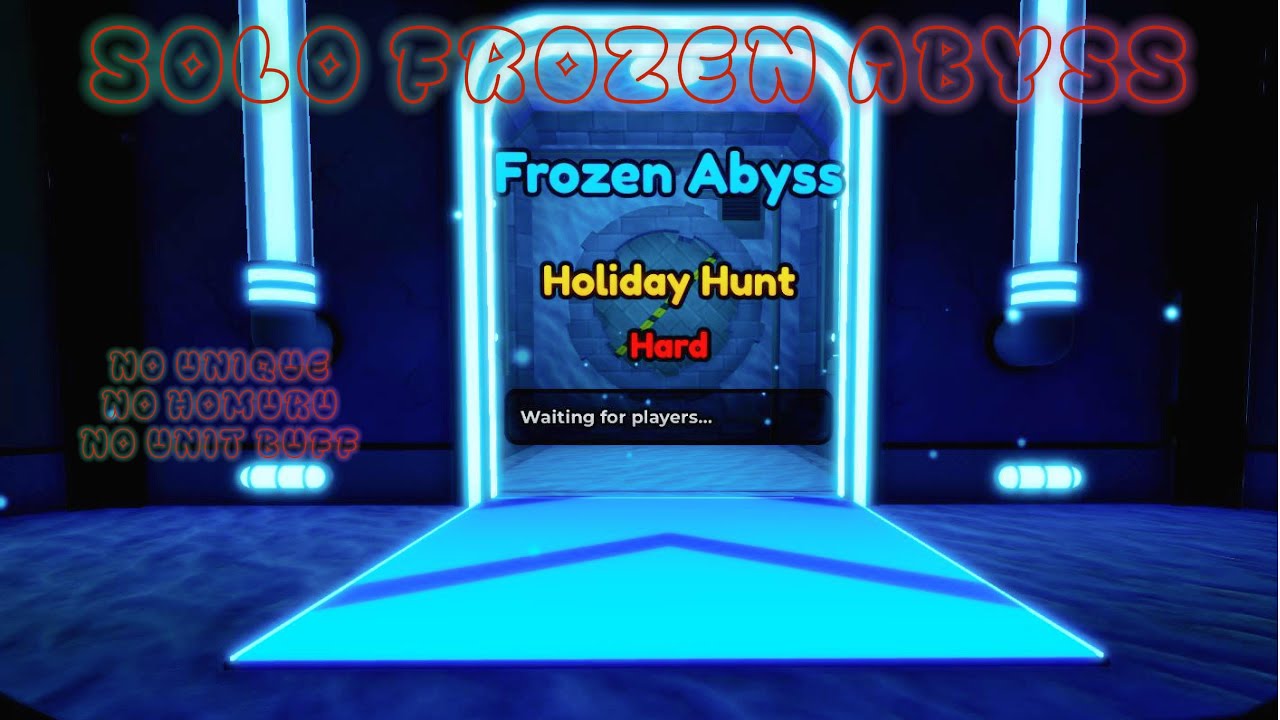 SOLO FROZEN ABYSS EVENT IN ANIME ADVENTURES - YouTube