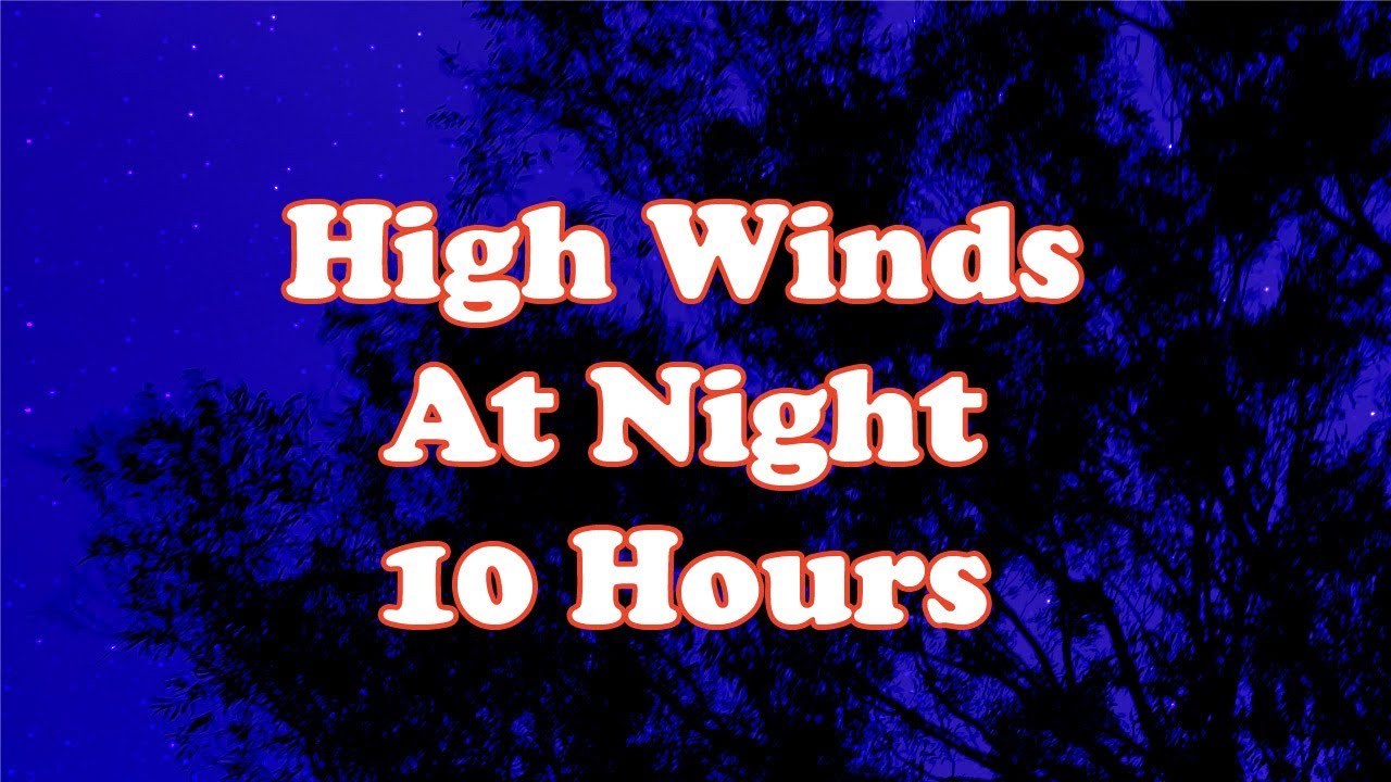 Strong Howling Winds for Relaxation Black Screen - YouTube