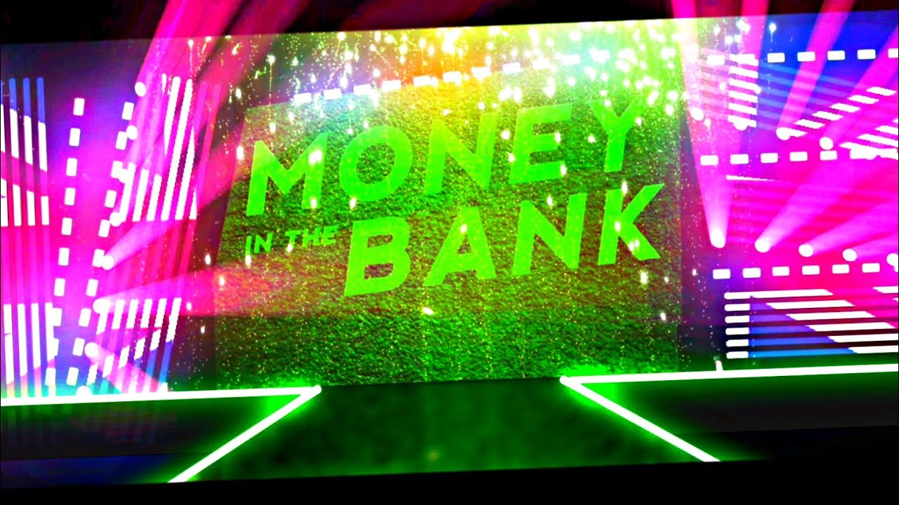 WWE Money In The Bank 2023 || Custom Stage Set - Opening Pyro Animation ...