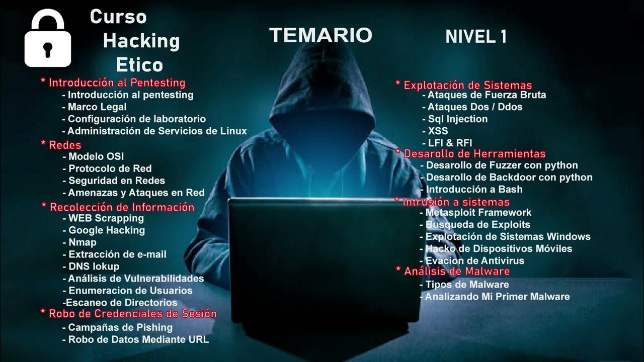 Curso de Hacking Ético Nivel 1 - Introducción al curso - YouTube