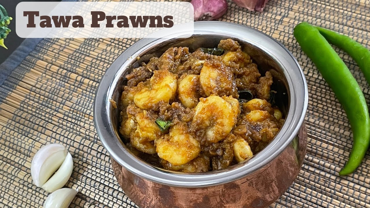 Prawn Tawa Masala Recipe | Prawn Gravy | Prawn Thokku Recipe | Shrimp ...