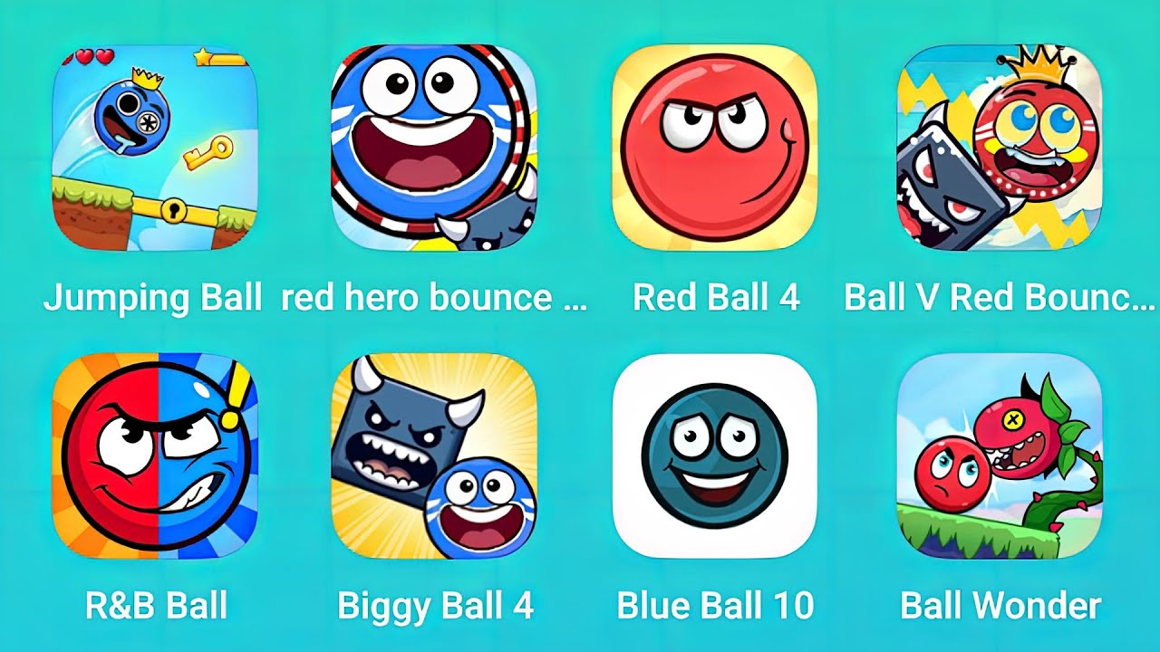 Jumping Ball, Red Hero Bounce, Red Ball 4, Ball V Red Bounce, Biggy ...