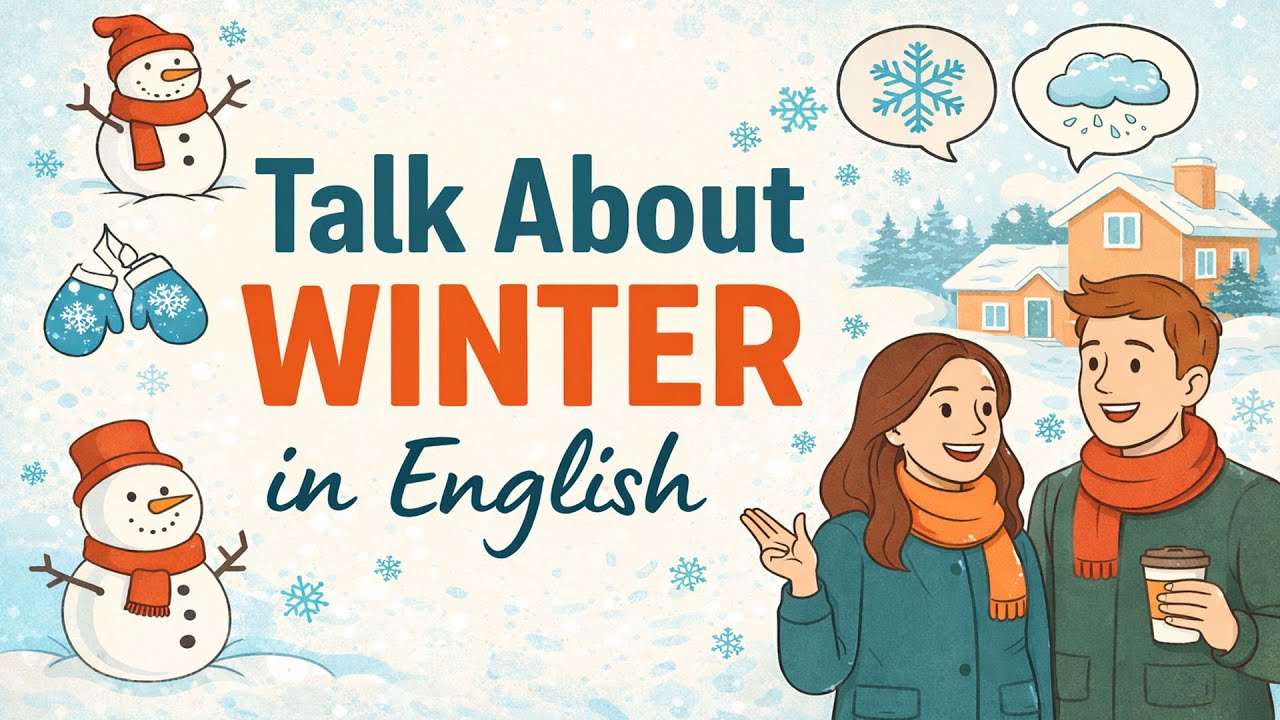 Learn to Talk About Winter in English | Easy Conversation for Beginners ...